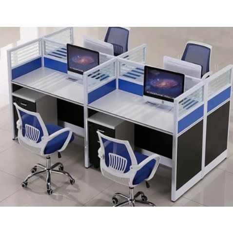 Office Workstation - Blue | Konga Online Shopping