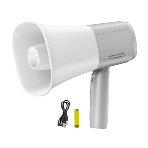 Portable Rechargeable Megaphone Speaker With USB - Red | 4111041 ...