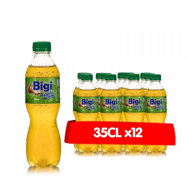 Bigi Apple Soft Drink - 350ml X 12 | 6539567 | Konga Online Shopping