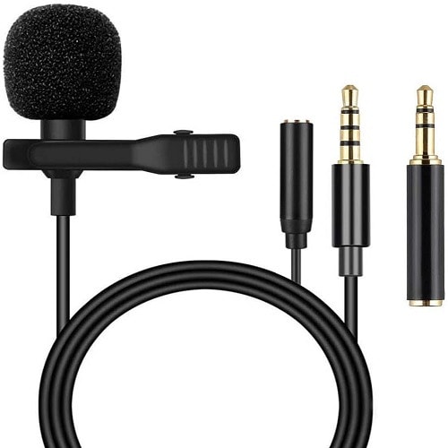 Gama Mini Clip-on Lavalier Condenser Microphone And Voice Recorder For ...