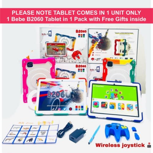 Bebe Tab B-2060 Kids Tablet - 10.1" - 256GB ROM - 6GB RAM - 4G Dual SIM ...