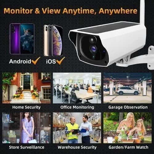 Low Power Solar WIFI Bullet Camera | Konga Online Shopping