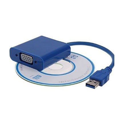 USB To VGA Converter - Blue | Konga Online Shopping