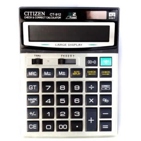 Citizen Check & Correct Calculator - Ct-912 | 4639522 | Konga Online ...