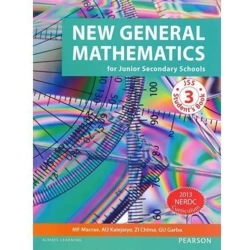 New General Mathematics For Junior Secondary Schools - Student's Book 3 ... New General Mathematics For Junior Secondary Schools - Student's Book 3 ...