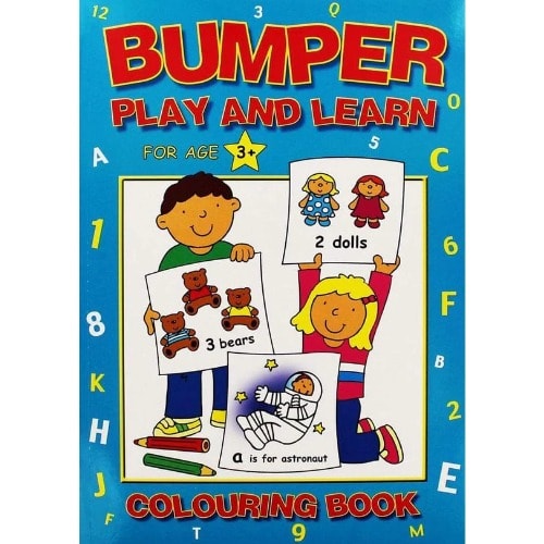 Bumper Play And Learn Colouring Book | 6440676 | Konga Online Shopping