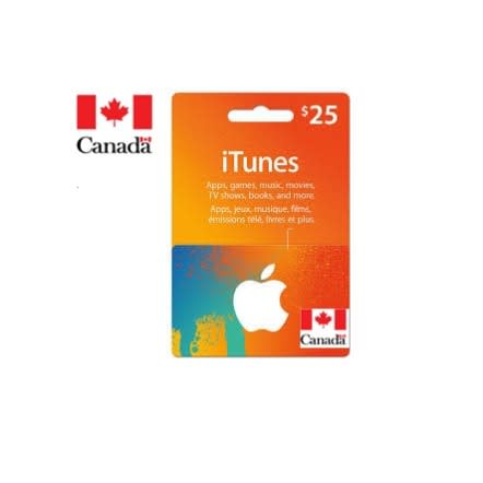 Apple iTunes Canada Gift Card 25 Konga Online Shopping