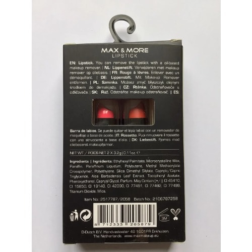 Max & More Lipstick - 2in 1 - Matte Terra And Baby Pink | 6006879 ...