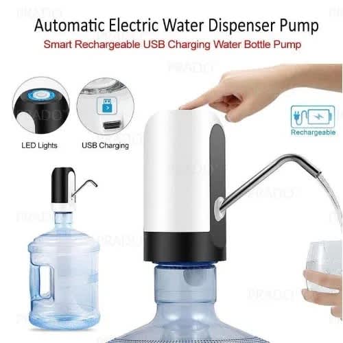 Automatic And Rechargeable Water Dispenser Pump | Konga Online Shopping