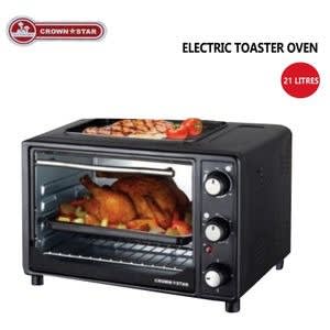Crown Star Electric Oven - Black - 21L - 1400W | 6465858 | Konga Online ...