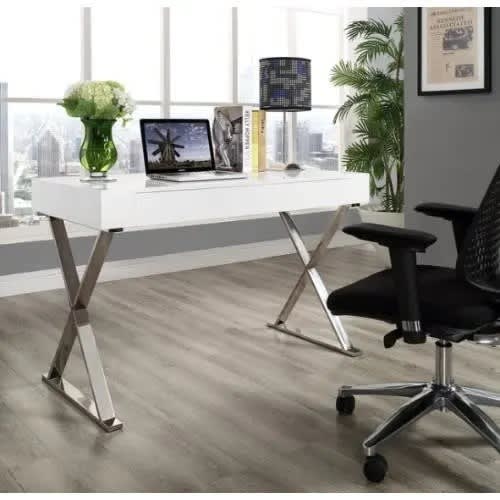 Vivaz Sector Stainless Steel Office Desk- White | 6376496 | Konga ...