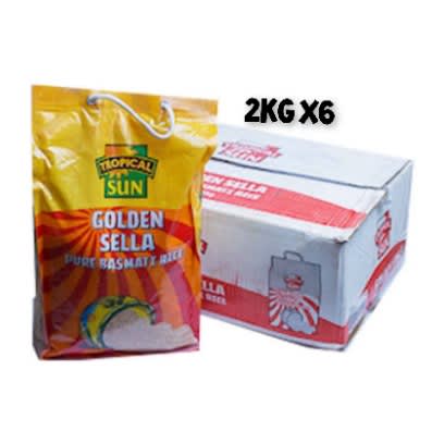 Golden Sella Pure Basmati Rice 2kg X6 | Konga Online Shopping