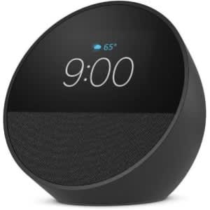 Alexa Amazon Echo Spot - Smart Alarm Clock With Vibrant Sound + Alexa ...