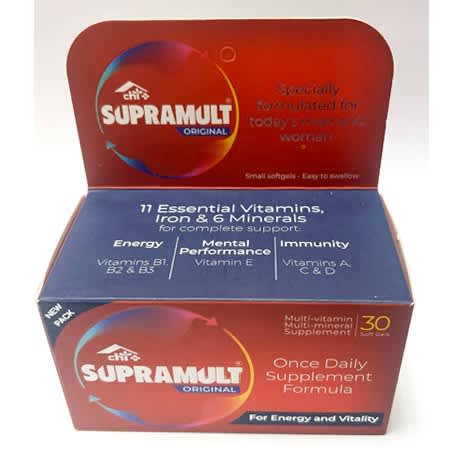 Supramult Original Multivitamin/Multimineral Supplement for Adults ...
