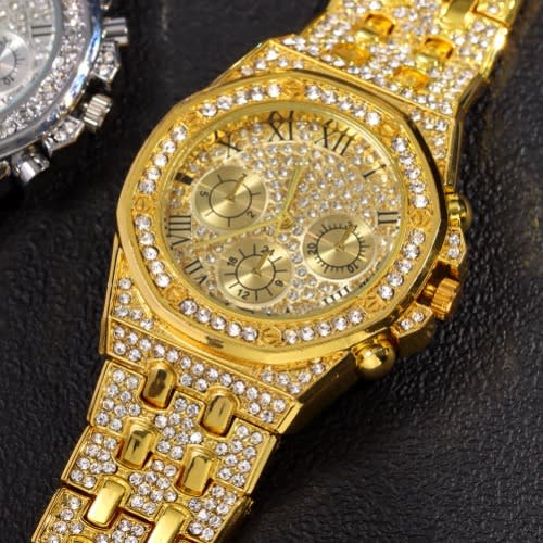 Iced Cuban Men's Watches Quartz Bracelet Chain | 6039910 | Konga Online ...