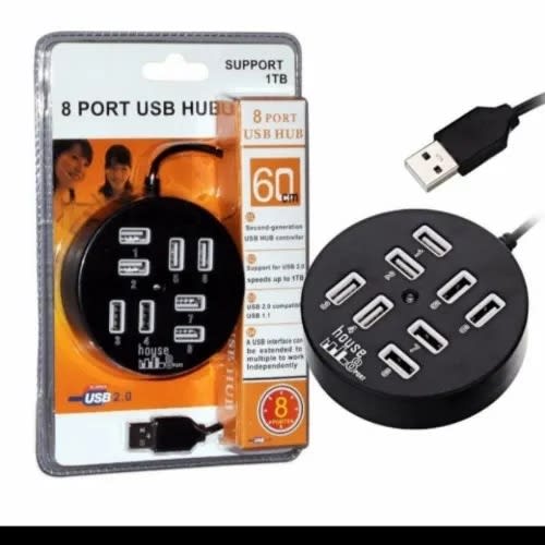 Portable 8 Port USB Hub | Konga Online Shopping