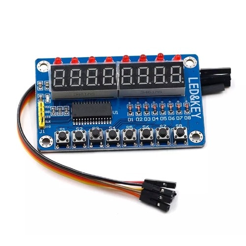 Arduino TM1638 8-bit Digital Key LED Display Module | 5786284 | Konga Online Shopping