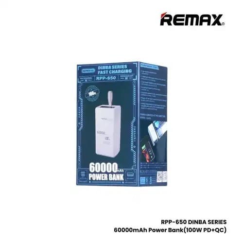 Remax Rpp-650 Dinba Series 60000mah Pd+qc Fast Charging Power Bank - Pd ...