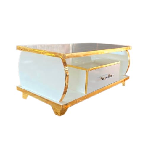 Centre Table - Gold Cartor - White & Gold With Free Gift | Konga Online ...