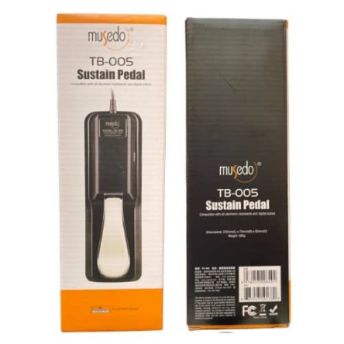 Musedo TB-005 Sustain Pedal Full Size Piano Style With Polarity Switch | 5810526 | Konga Online ...