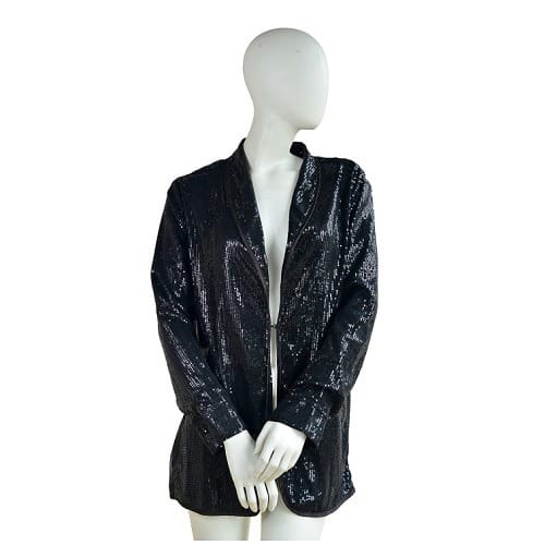Yours Clothing Women Black Sequin Long-sleeved Jacket. | 6531382 ...