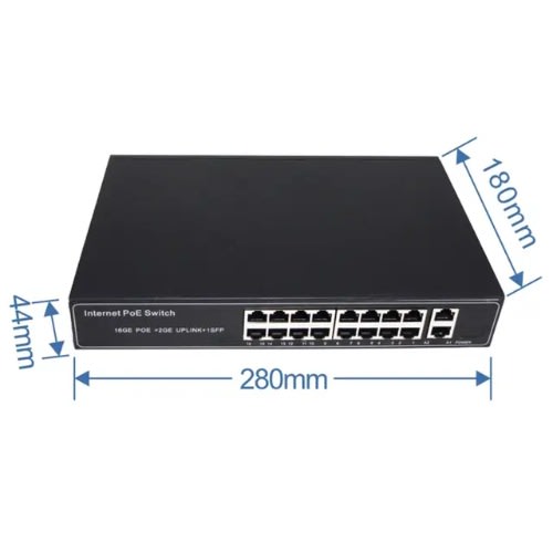 NETGEAR 16 Port Poe Switch - 2 Gigabit Uplink Port | 6244074 | Konga Online Shopping