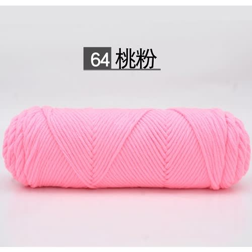 Milk Cotton Knitting Yarn- 8 Strands -100g - Pink | Konga Online Shopping