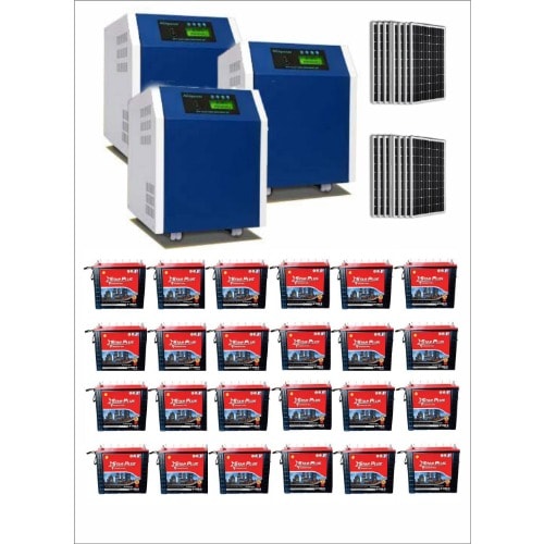Inverter System 3 Units 5kva (15kva) 288v With 24 Units 220ah Starplus ...