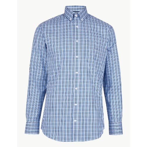 Cedarwood State Men's Cotton Shirt - Light Blue | Konga Online Shopping