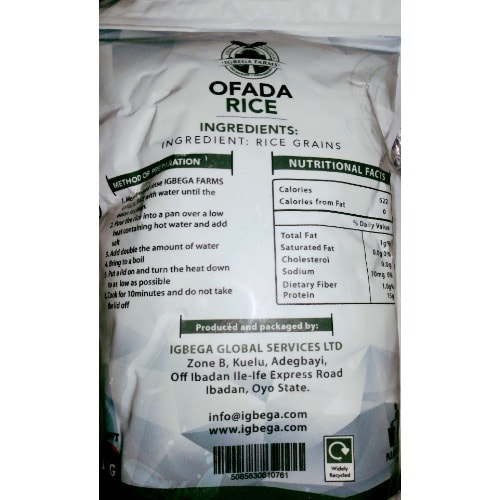 Ofada Rice - 1l | Konga Online Shopping