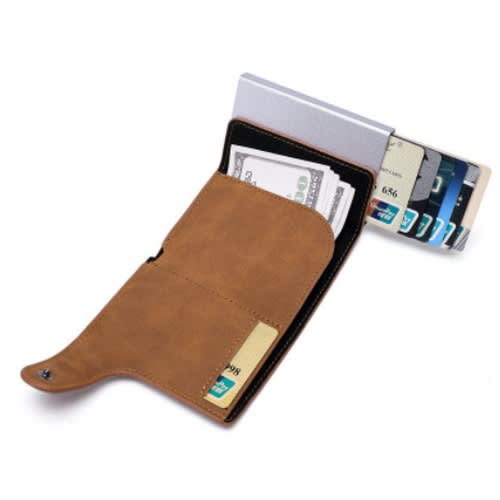ID Credit Bank Card Holder Wallet - Brown | 6155246 | Konga Online Shopping