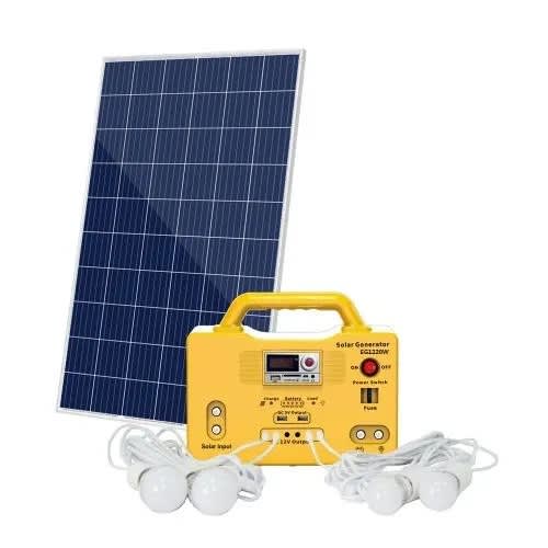 Solar Generator Wth 6 Bulbs 30W | 6220189 | Konga Online Shopping
