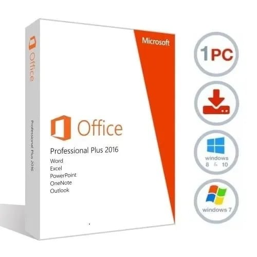 Microsoft Office 2016 Pro Plus Activation Key For 1 User- Lifetime ...