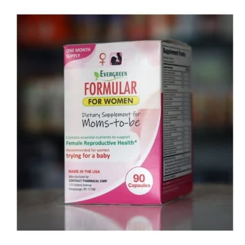 Evergreen Formular Women's Dietary Supplement For Moms To Be -90 ...