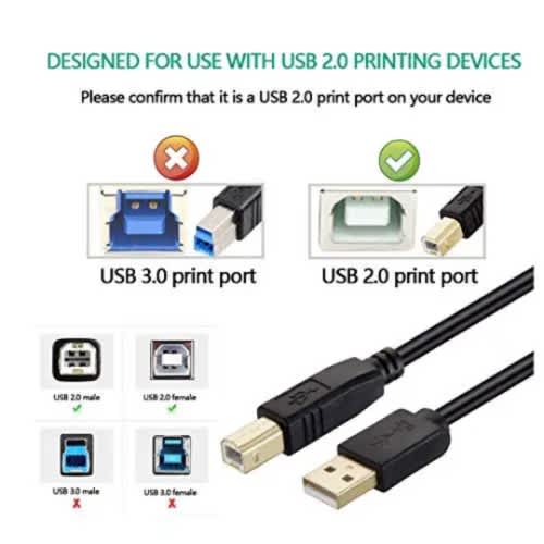 Usb 2.0 Printer Cable - 10m | 5596656 | Konga Online Shopping