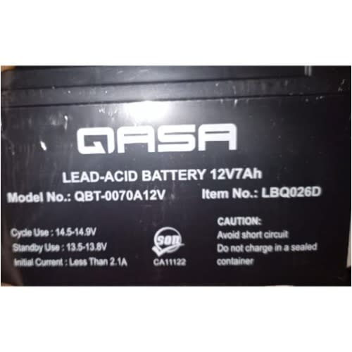 QASA Qasa Rechargeable Fan Battery 12v -7ah | Konga Online Shopping