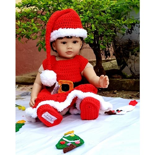 Santa Crochet Christmas Dress | Konga Online Shopping
