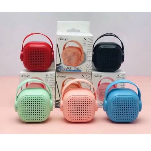 WSTER Ws-302 Mini Bluetooth Speaker -- Black | Konga Online Shopping