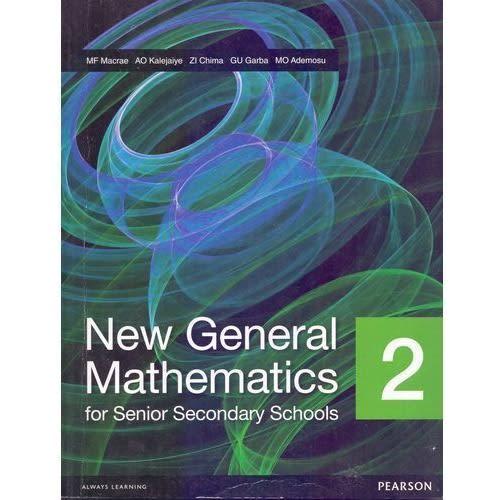 New General Mathematics For Senior Secondary Schools- Book 2 | 5909567 ...