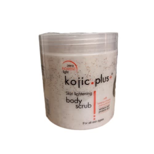 Kojic Plus - Zero Pigment Light Skin Lightening Face And Body Scrub ...
