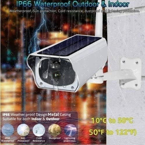 Low Power Solar Cctv Bullet Camera | 6199203 | Konga Online Shopping