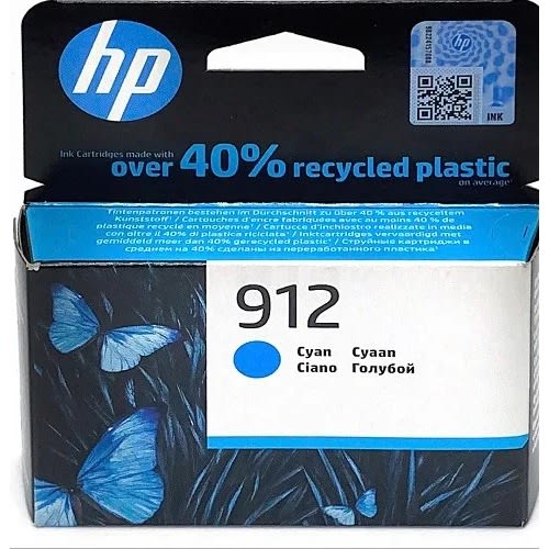 HP Original Ink Cartridge -912 Cyan | Konga Online Shopping