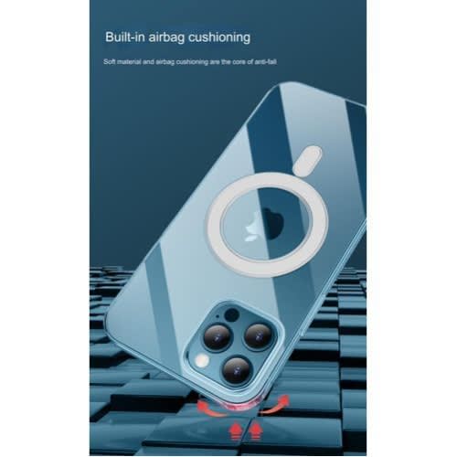 Protective Case For iPhone 15 Pro Max - Transparent Magsafe Wireless ...