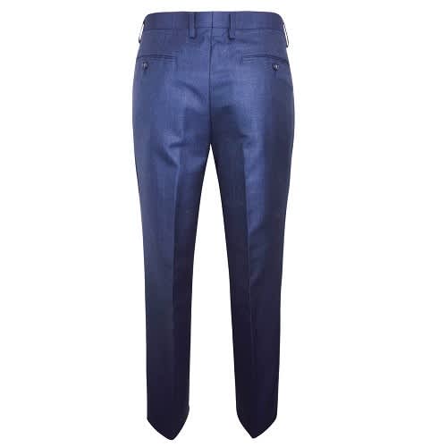 Jack Reid Men Navy Tailored Fit Flat Front Trousers | Konga Online Shopping
