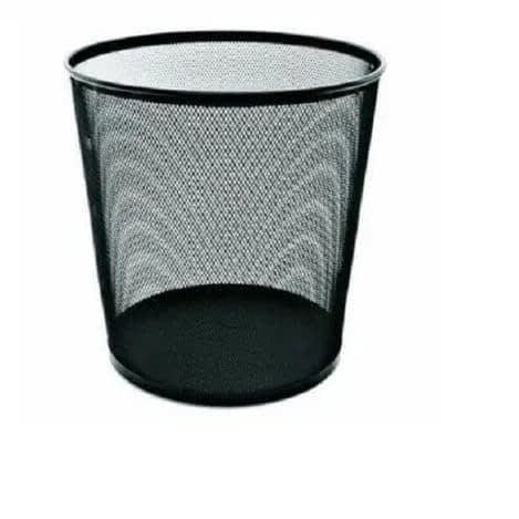Iron Mesh Dustbin - Black - 4l | 6309392 | Konga Online Shopping