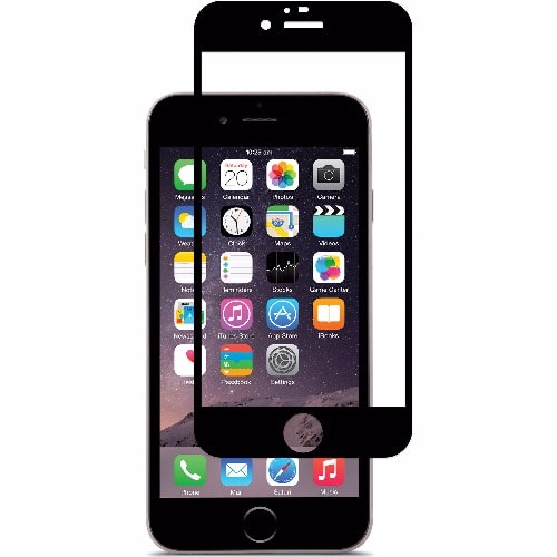 iPhone 6 & 6s Glass Screen Protector - Black | 2459116 | Konga Online ...