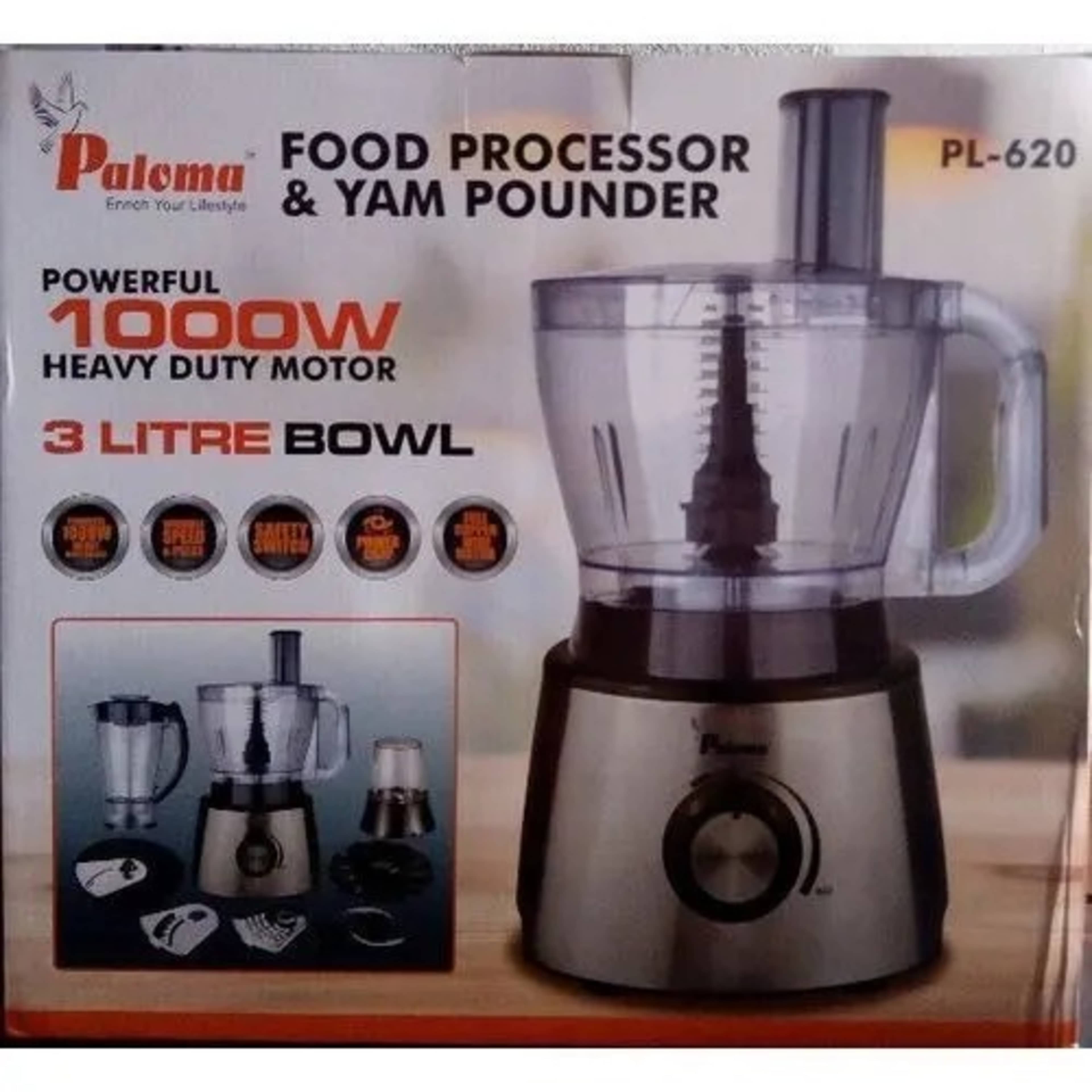 Paloma Food Processor And Yam Pounder - 1000w | 5689560 | Konga Online ...