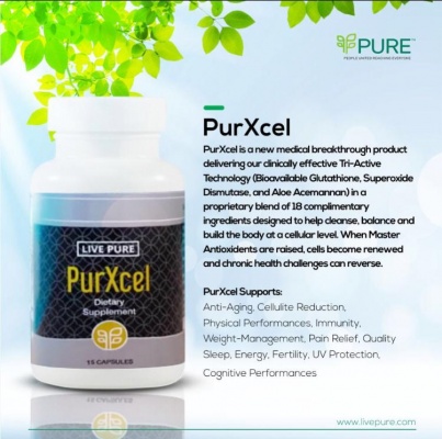 Live Pure PurXcel Glutathione Dietary Supplement | MyGhMarket