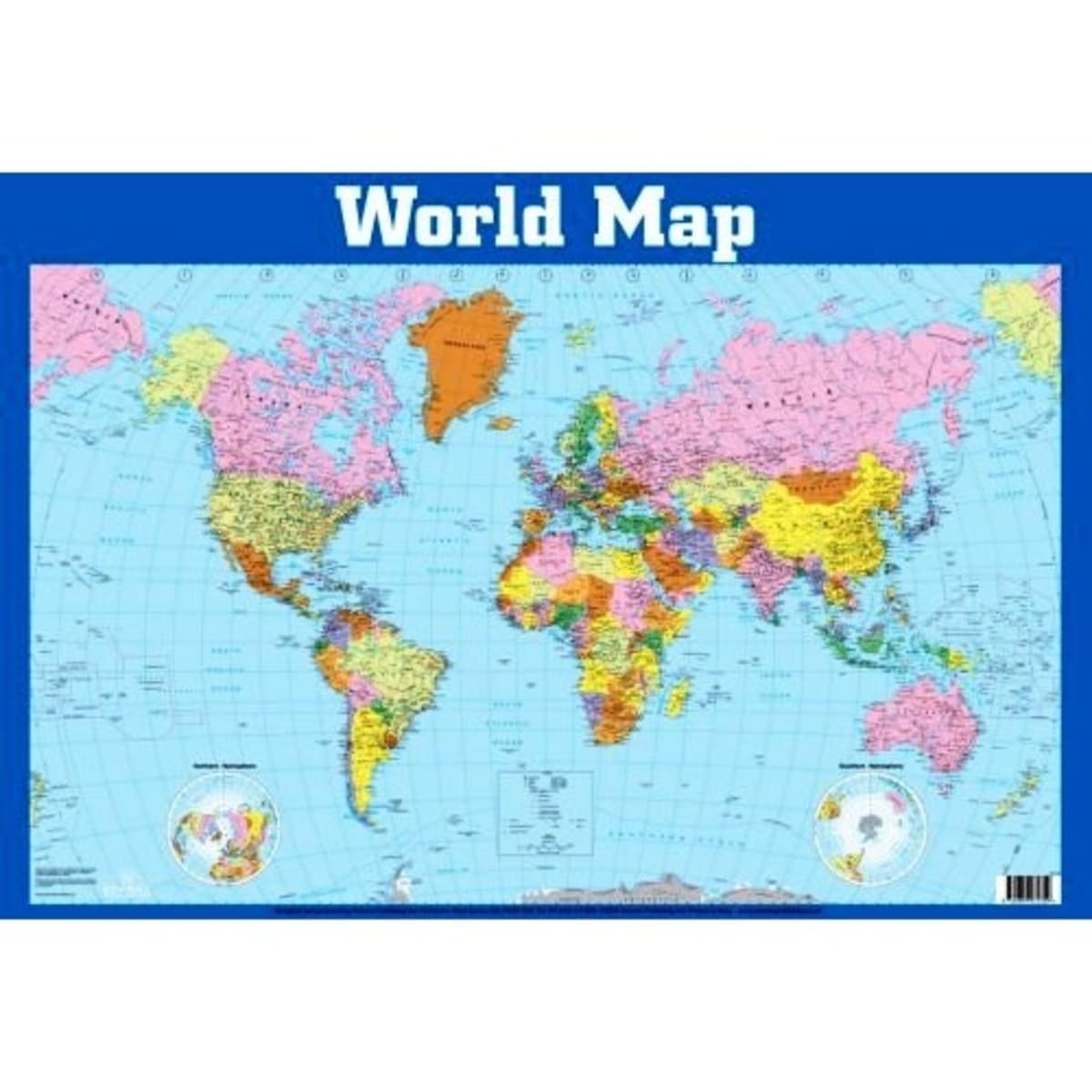 RMC World Wall Map Poster Signature Series SwiftMaps, 52% OFF