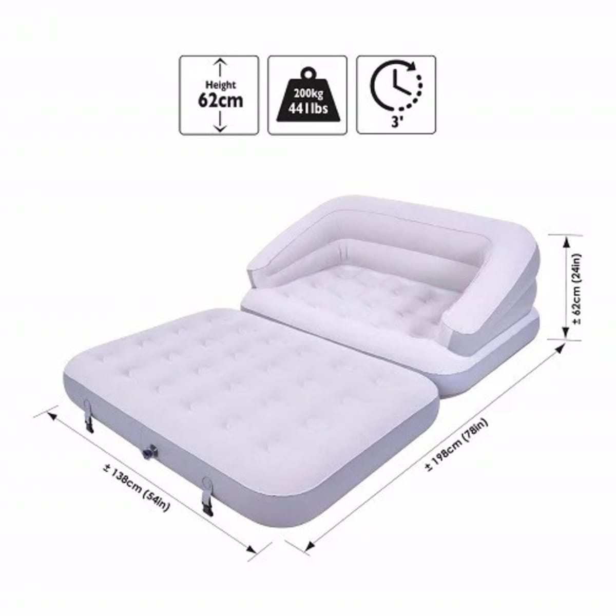 Inflatable Sofa Bed Tesco | Cabinets Matttroy